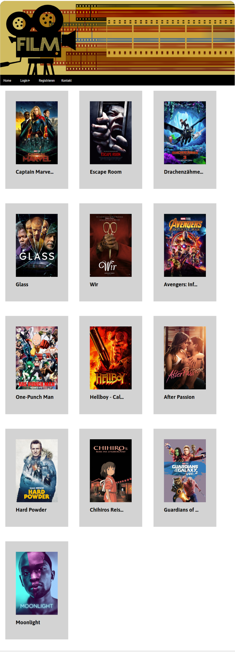 Movie Database & User Reviews / Ratings - PHP | Hempel Joel - WordPress ...